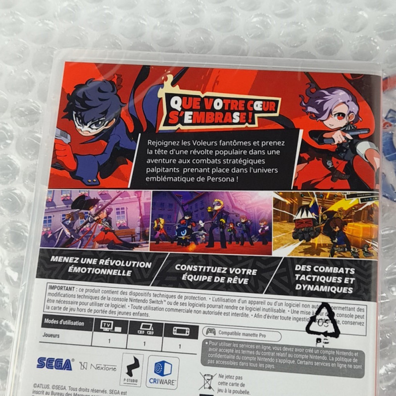 Persona 5 Tactica Switch FR Physical Game In EN-FR-DE-ES-IT-JP NEW ATLUS RPG P5T