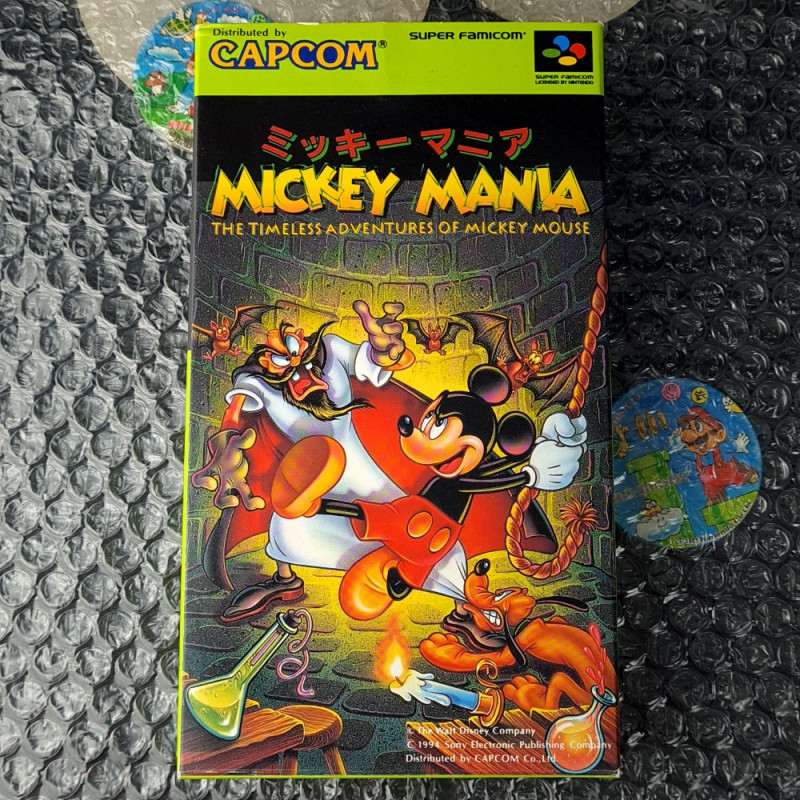 Achat, Vente model Mickey Mania: The Timeless Adventures of Mickey Mouse TBE Super Famicom Japan ...