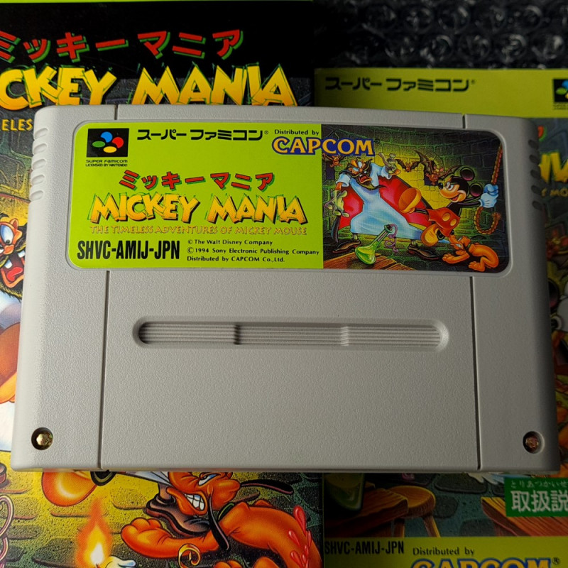 Mickey Mania: The Timeless Adventures of Mickey Mouse TBE Super Famicom Japan Game Nintendo SFC ...