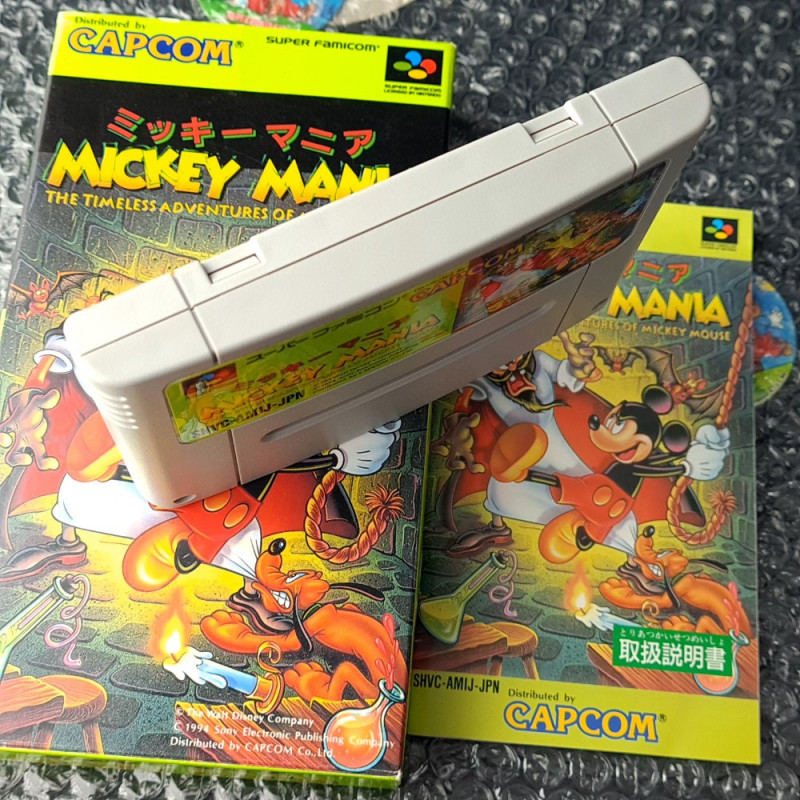 Mickey Mania: The Timeless Adventures of Mickey Mouse TBE Super Famicom Japan Game Nintendo SFC ...