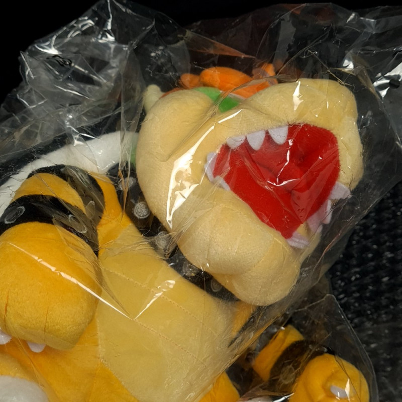 Sanei Super Mario All Star Collection Bowser Koopa Plush Peluche Japan New