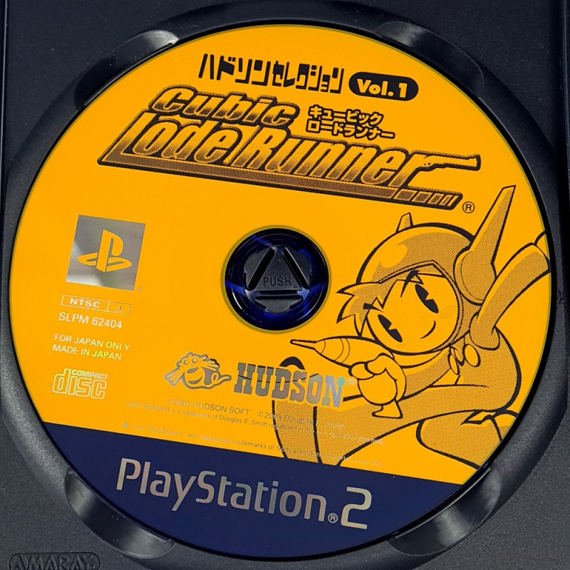 Hudson Selection Vol. 1: Cubic Lode Runner Sony PS2 Japan Ver. Playstation 2 Réflexion
