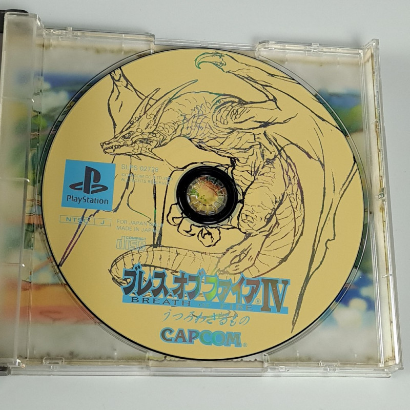 Achat, Vente Breath of Fire IV (4) + Reg.&Spin.Card PS1 Japan Ver. Playstation 1 Capcom RPG