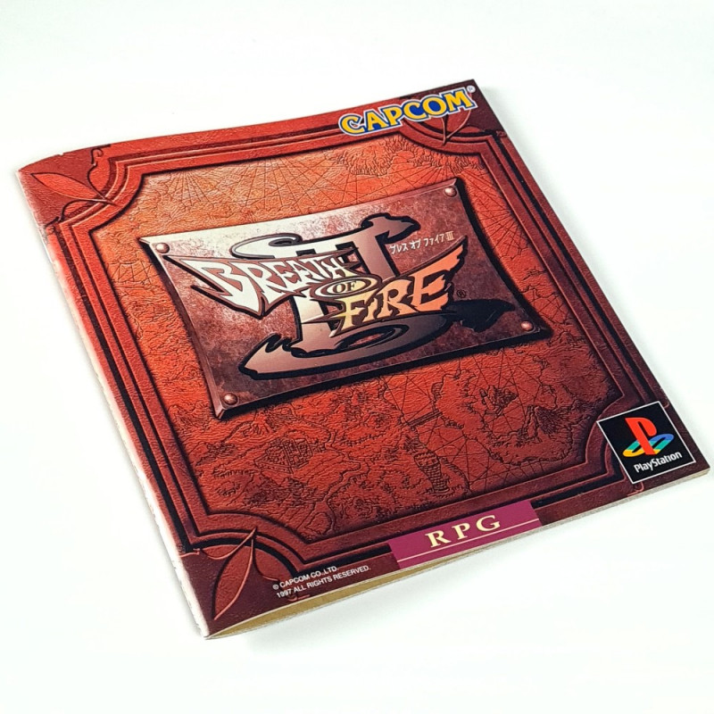 Breath of Fire III (3) + Spin.Card PS1 Japan Ver. Playstation 1 Capcom RPG