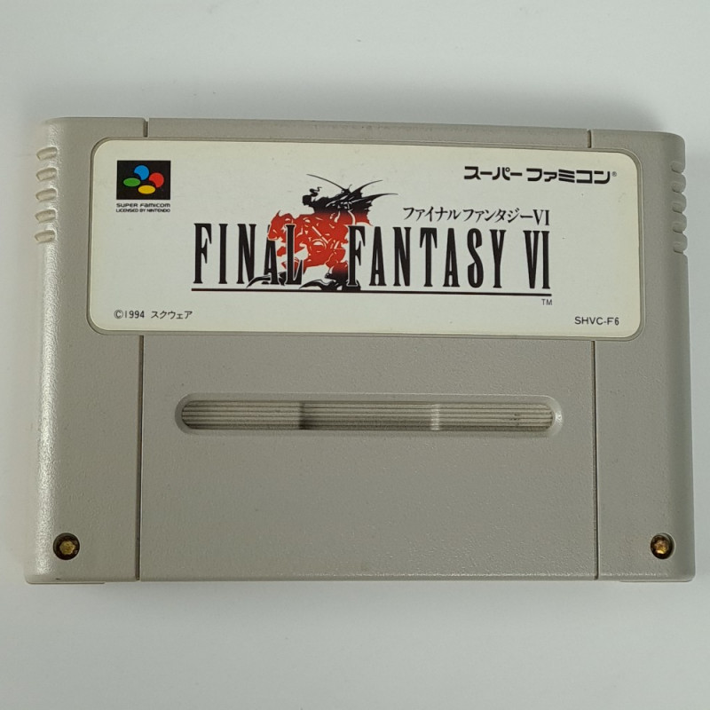 Final Fantasy VI Super Famicom Japan Game Nintendo SFC FF6 RPG Squaresoft 1994