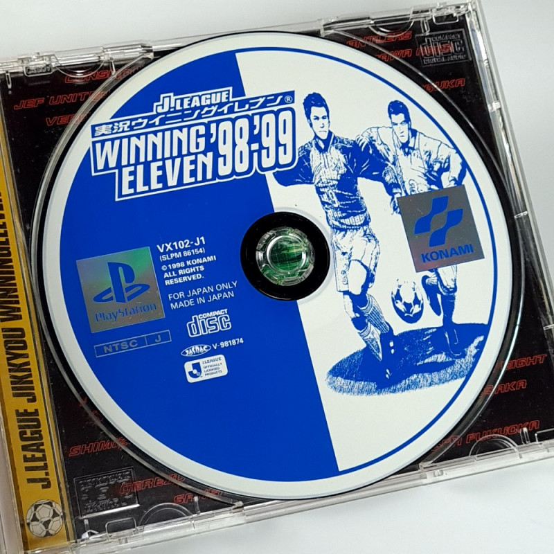 Achat, Vente J.League Jikkyou Winning Eleven '98-'99 PS1 Japan Playstation 1 Konami Football ISS PES