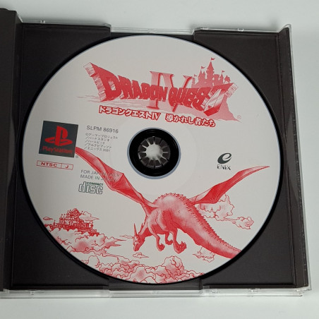 Dragon Quest IV +SpinCard Playstation 1 PS1 Japan Enix RPG DQ4