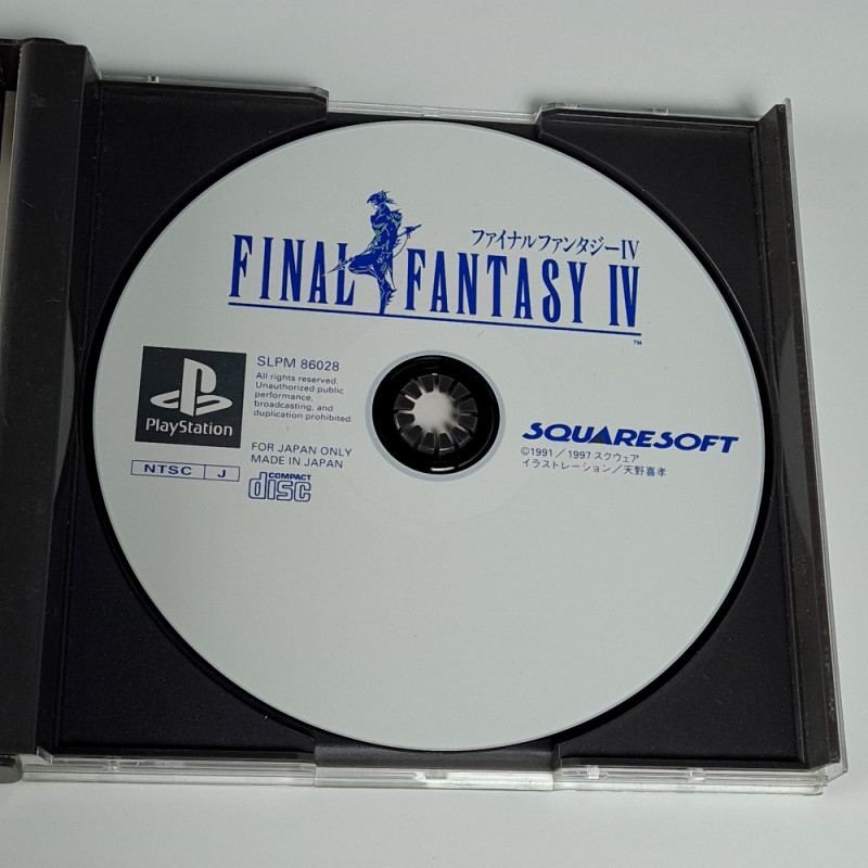 Final Fantasy IV (+Spin&RegCard) PS1 Japan Game Playstation FF4 SquareSoft RPG