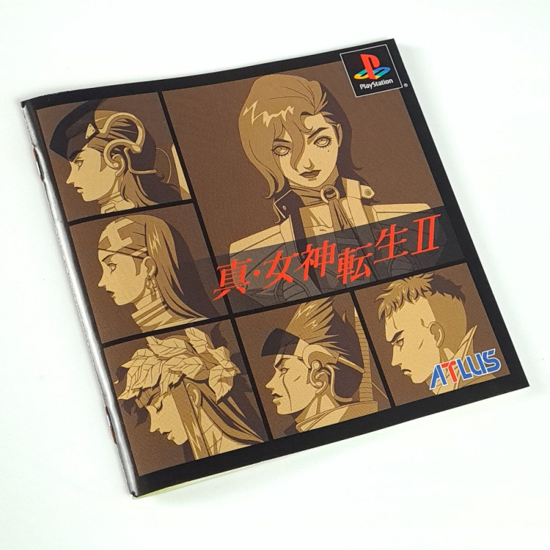 Shin Megami Tensei II (+Bonus&Spin&RegCard) PS1 Japan Playstation 1 Atlus RPG MEGATEN
